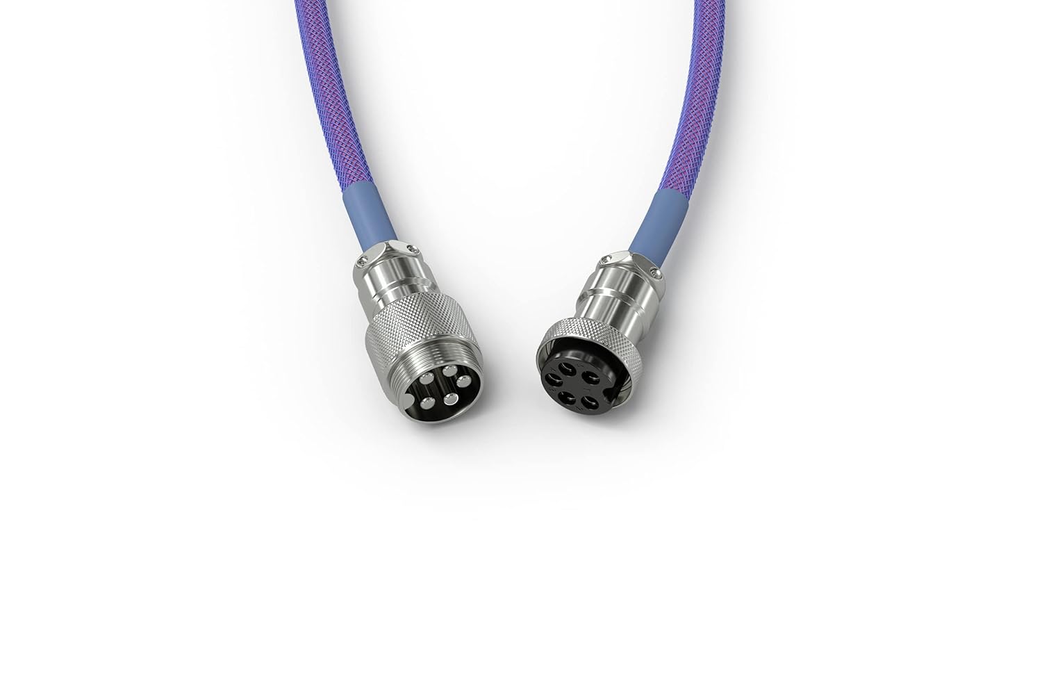TRAHOO-Coiled Keyboard Cable \u2013 Coiled USB C Cable Artisan Braided ...