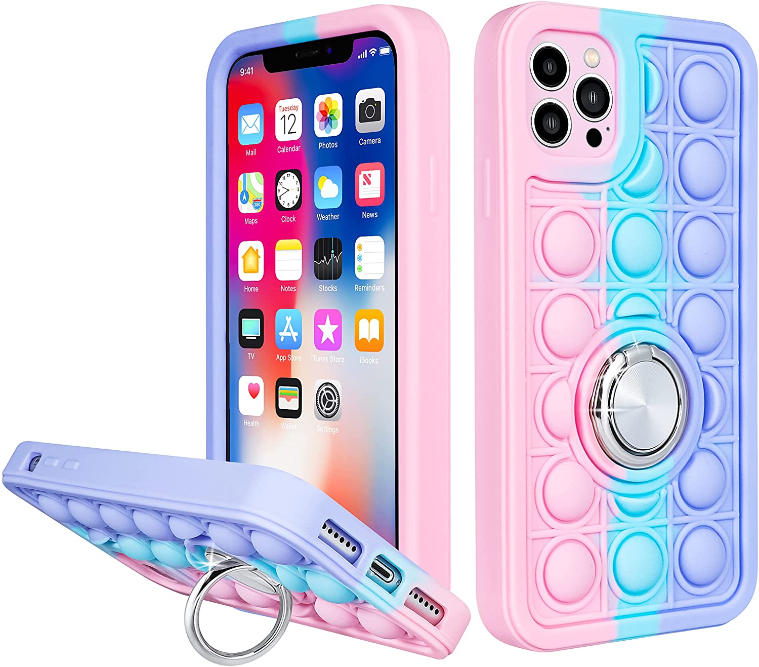 TRAHOO-Color Bubble Case for iPhone 11 Pro Fidget Design Unique ...