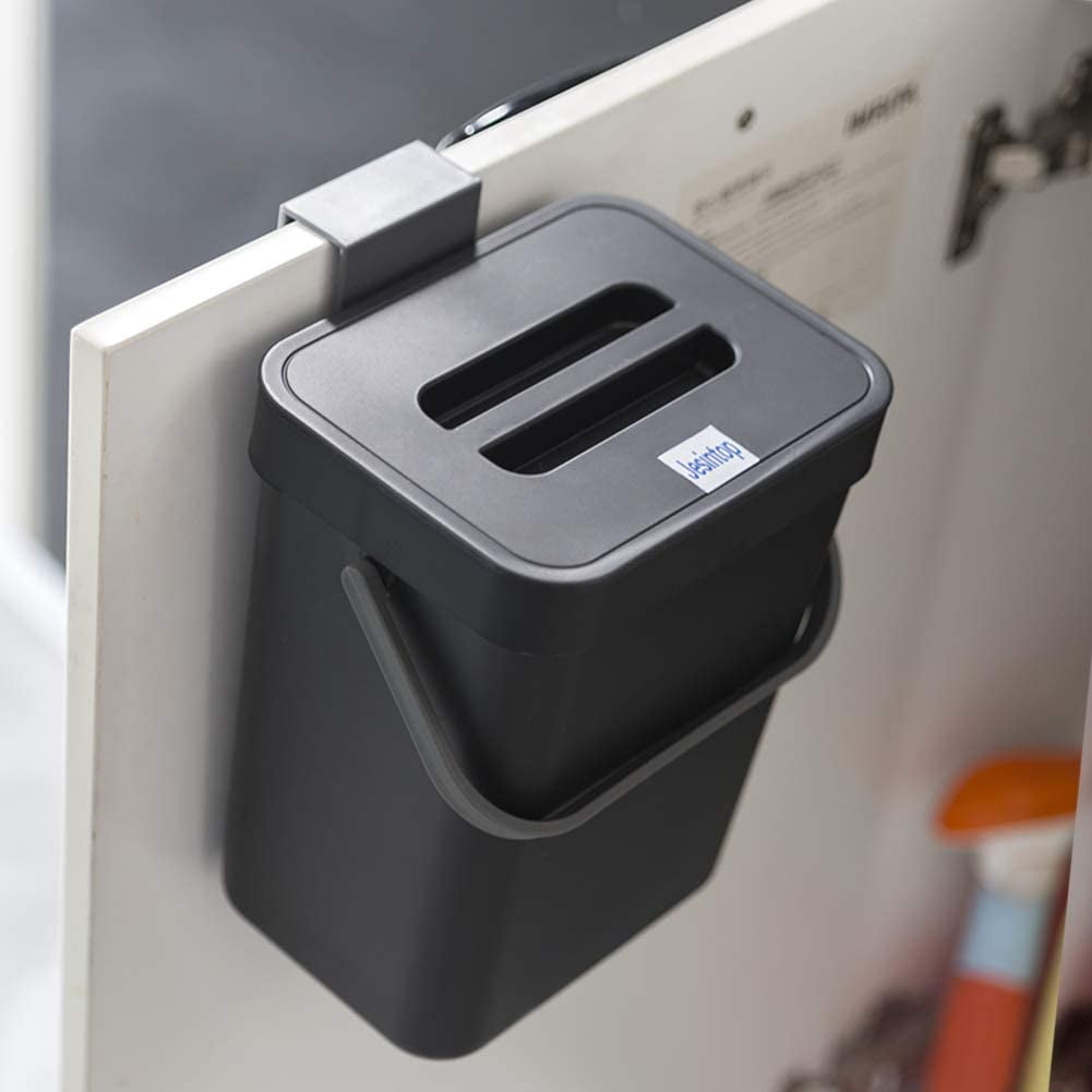 TRAHOO-Compost Bin for Kitchen Countertop Under Sink,Bathroom Hanging ...
