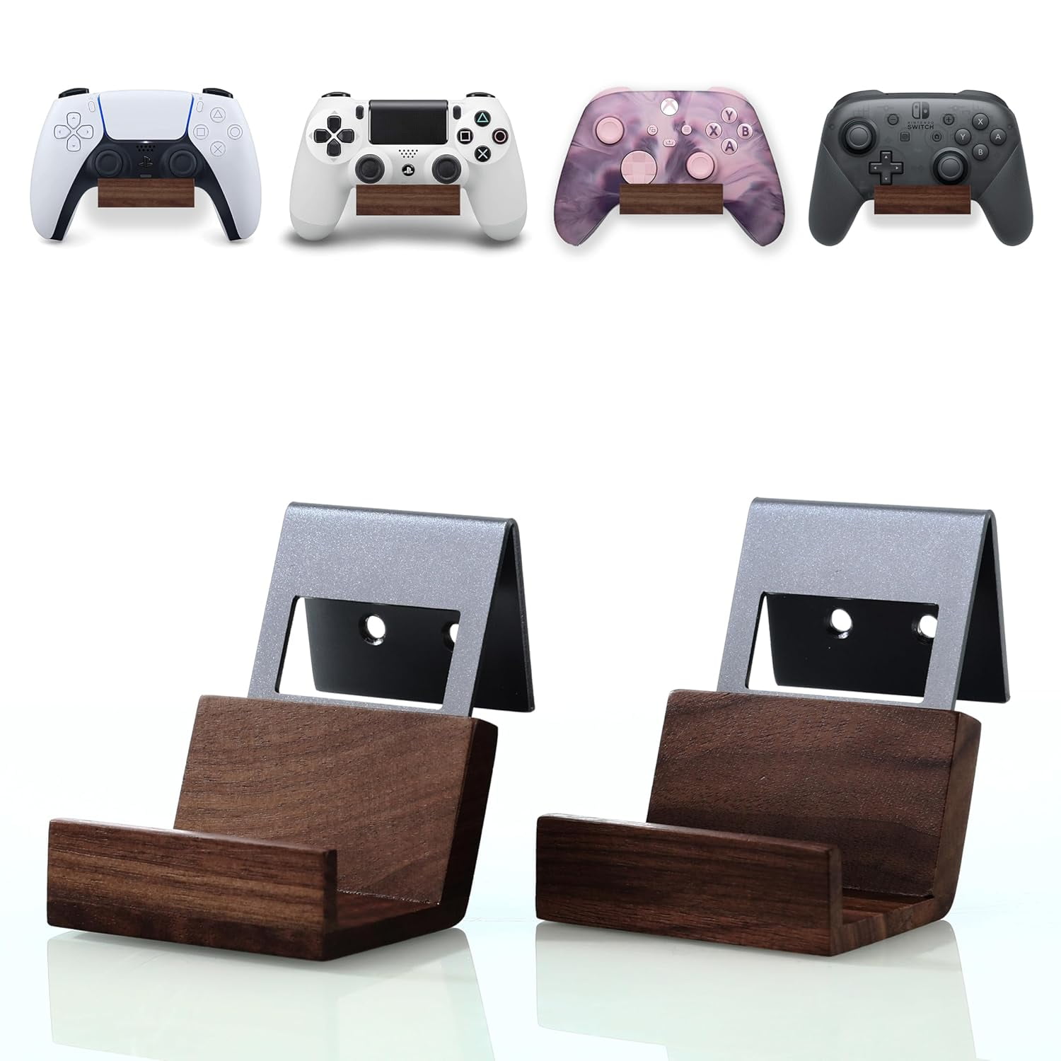 TRAHOO-Controller Wall Mount Holder for Xbox, PS5, Series X, One, PS4 ...