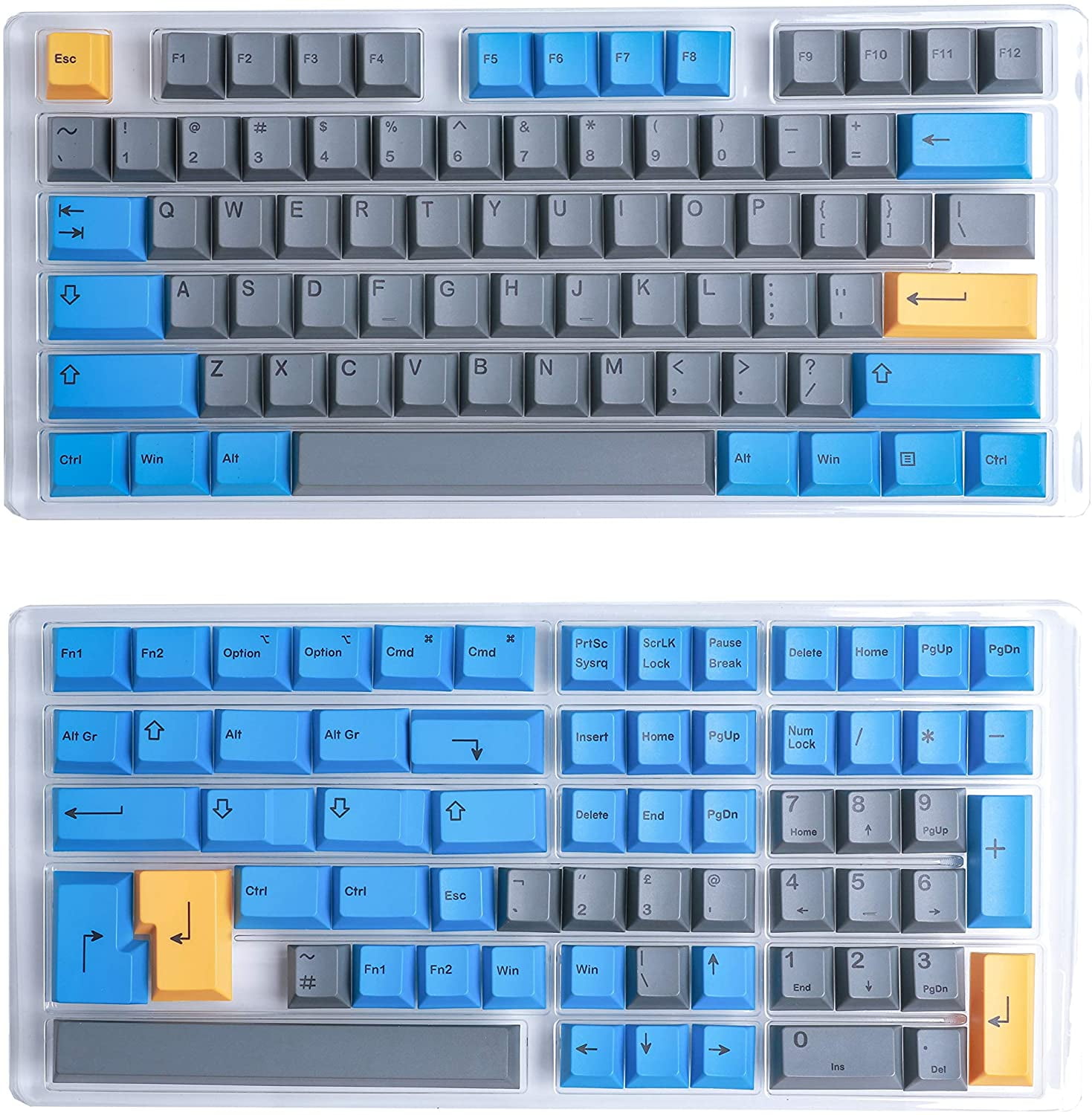 TRAHOO-Custom Keycaps | Dye Sublimation PBT Keycap Set for Mechanical ...