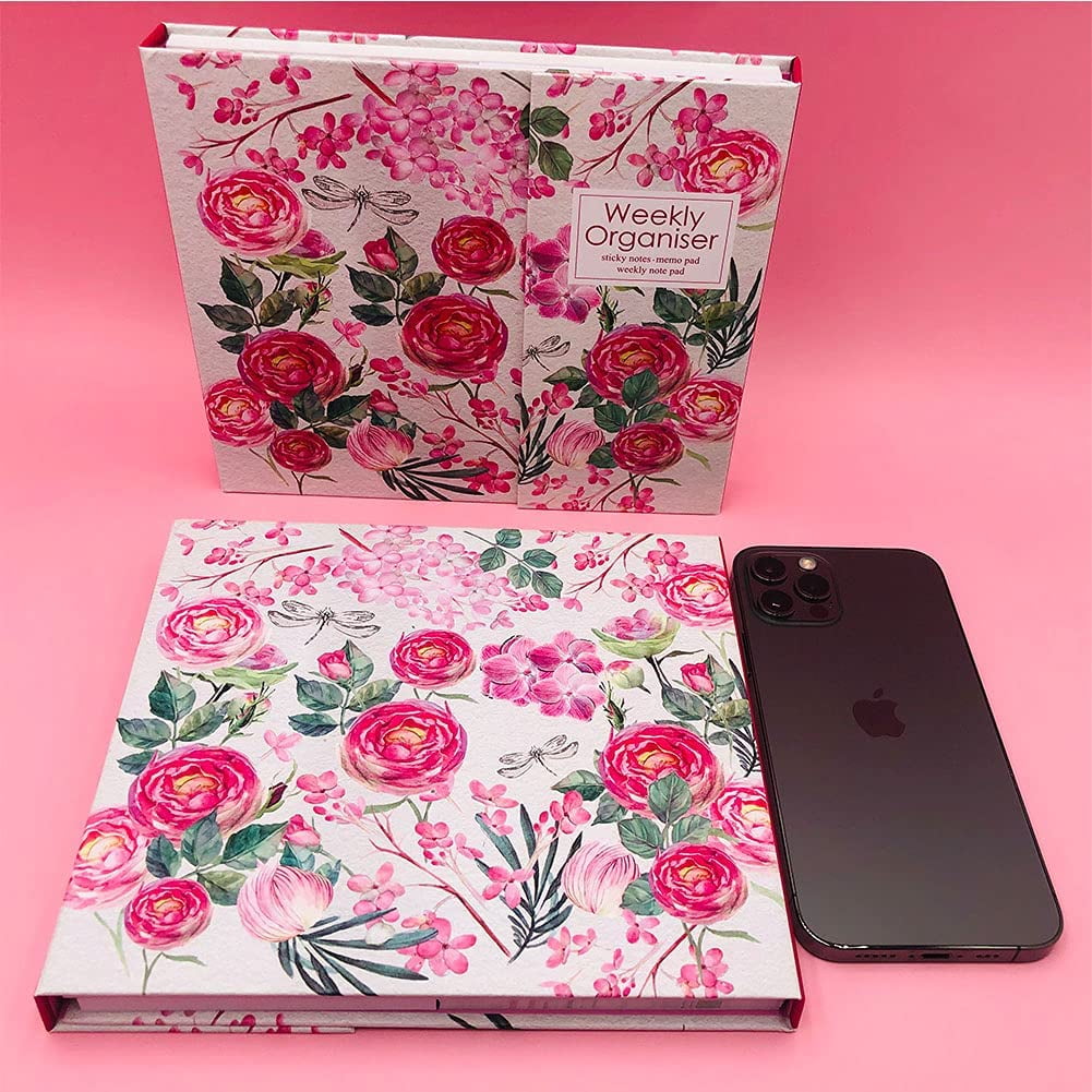 TRAHOO-Cute Weekly Organiser Self-Stick Notes, Pastel Memo Pad Set ...