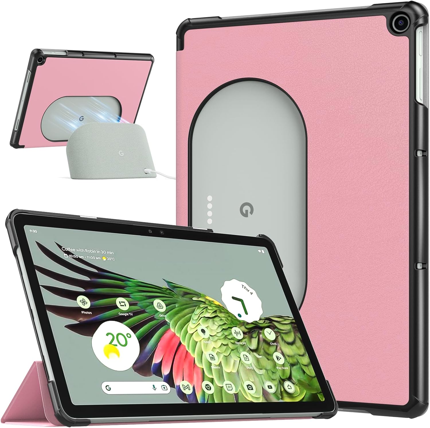 TRAHOO-Designed for Google Pixel Tablet Case 11 inch (2023), Slim PU ...