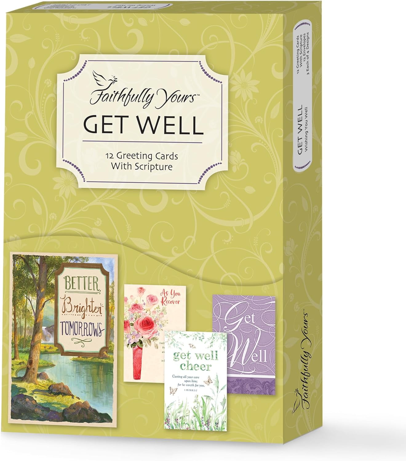 TRAHOO-Designer Greetings Cheerful Get-Well Boxed Card Assortment ...