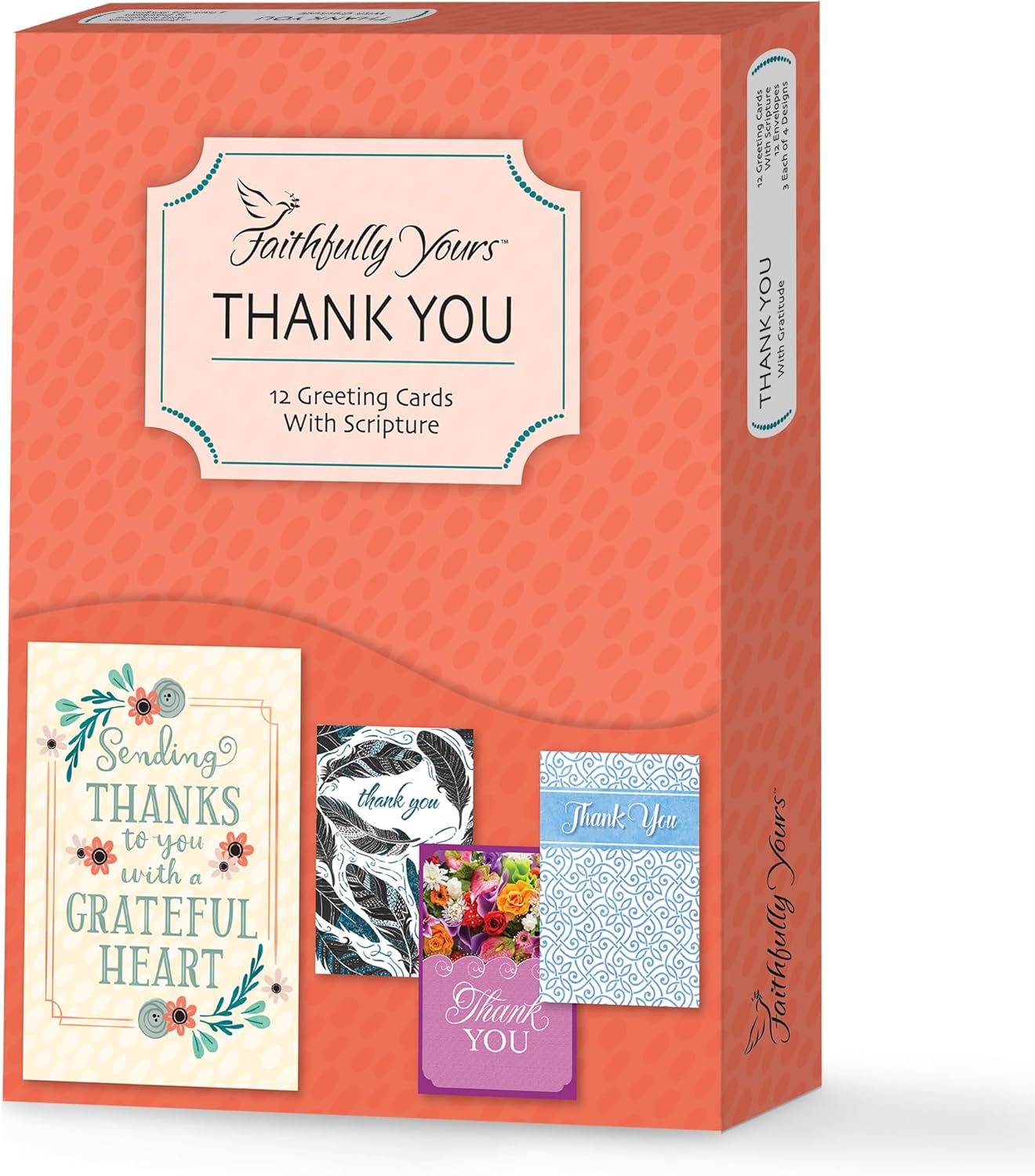 TRAHOO-Designer Greetings Inspirational Thank You Boxed Card Assortment ...