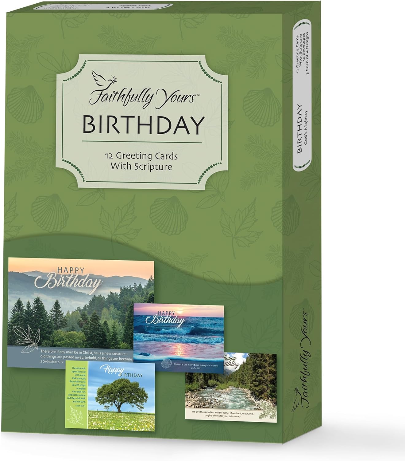 TRAHOO-Designer Greetings Landscape Birthday Boxed Card Assortment, God ...