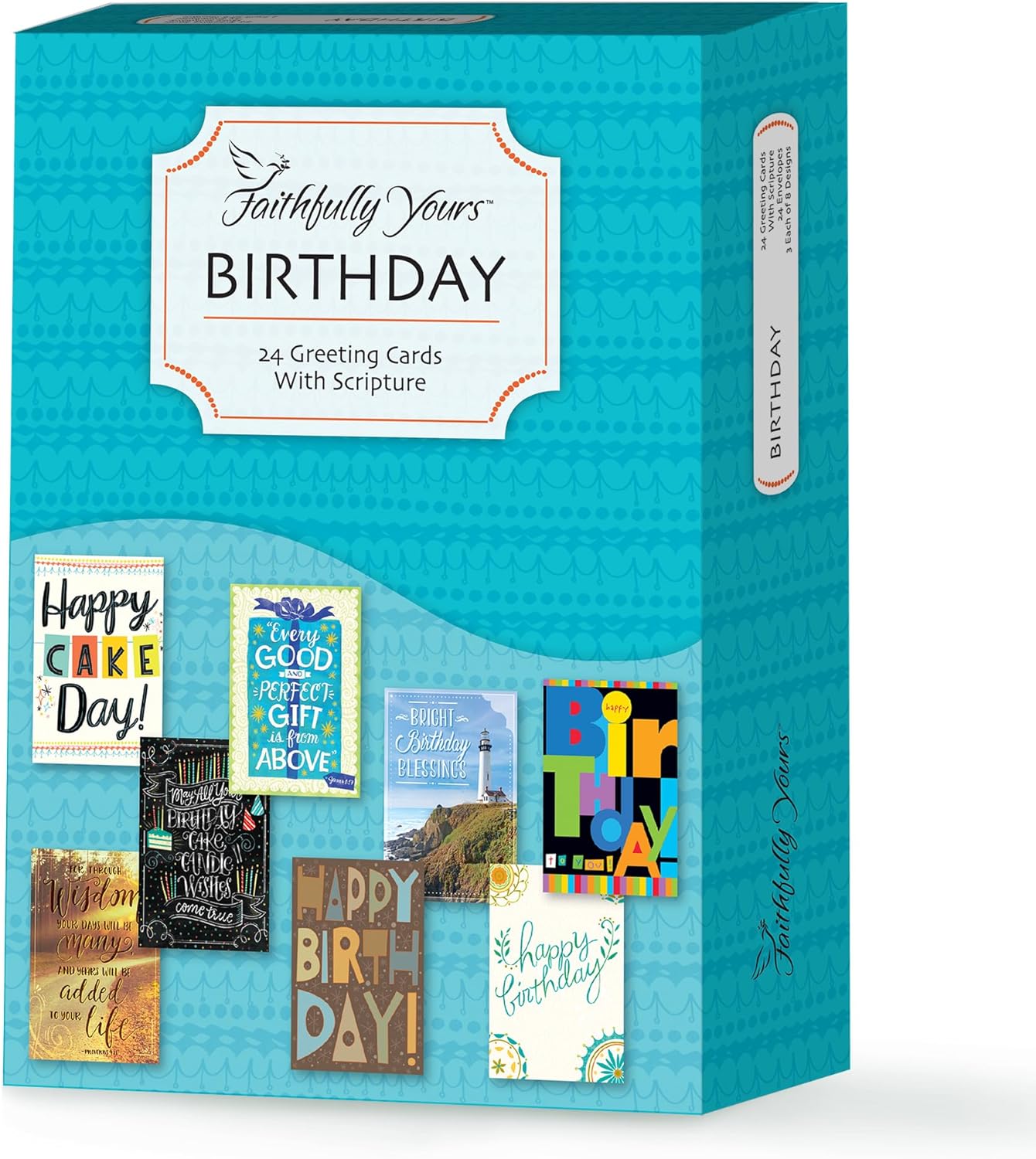 TRAHOO-Designer Greetings Typographic Birthday Boxed Card Assortment ...