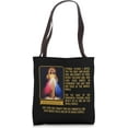 TRAHOO-Divine Mercy Jesus Image Chaplet Novena Prayer Catholic Tote Bag ...