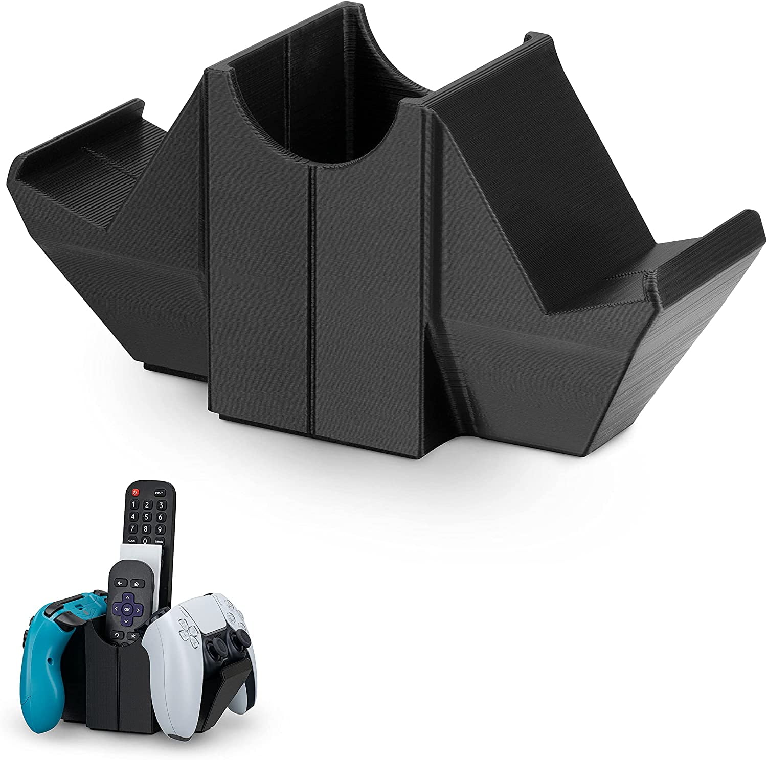 TRAHOO-Dual Game Controller & TV Remote Control & Storage Desktop ...