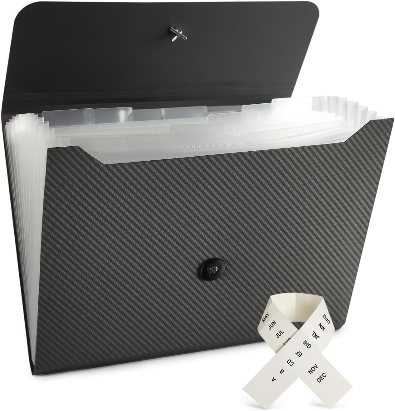 TRAHOO-Expanding File Folder File Organizer 13 Pockets Accordion Filing ...