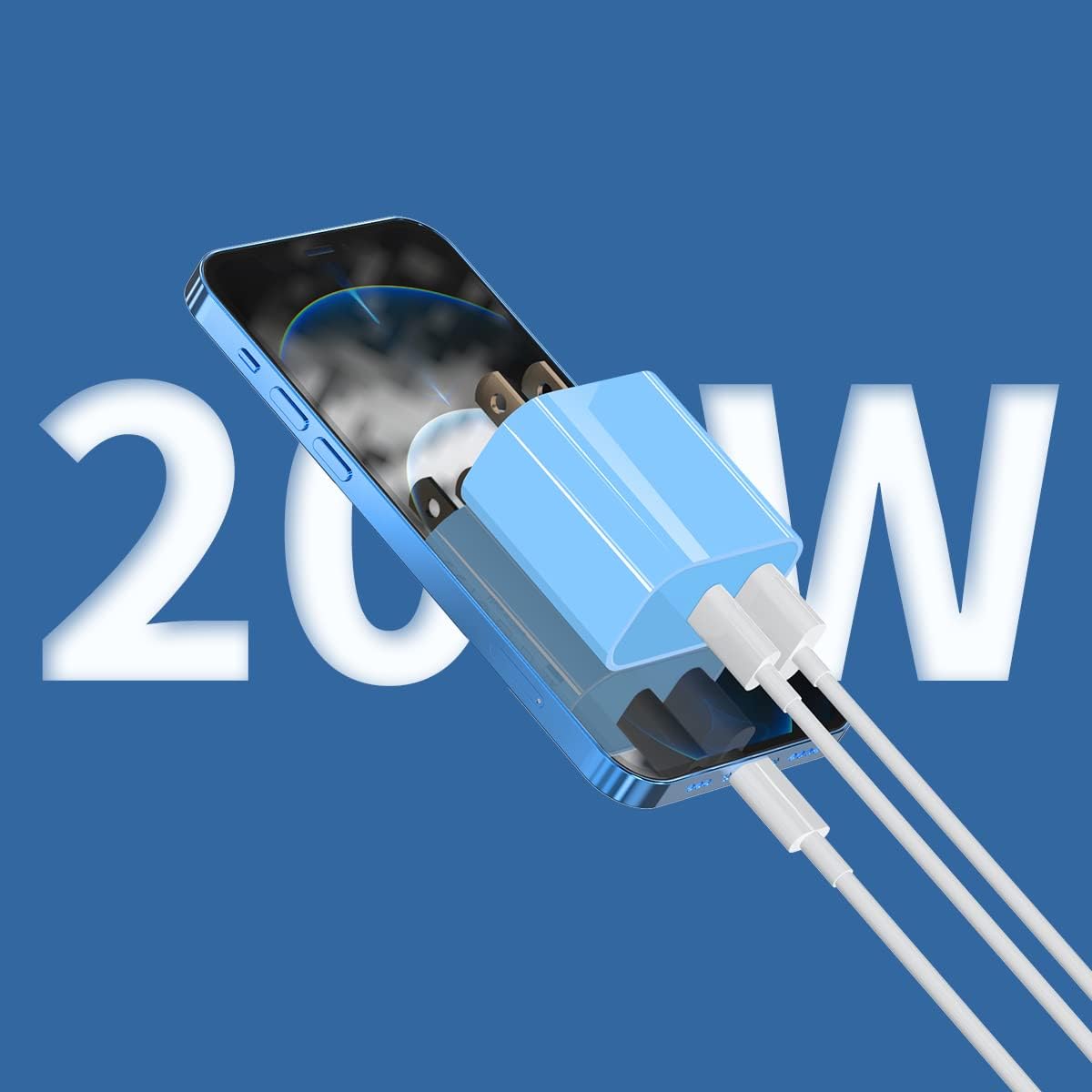 TRAHOO-Fast Charging Block,20W iPhone Charger Block USB C Wall Charger ...