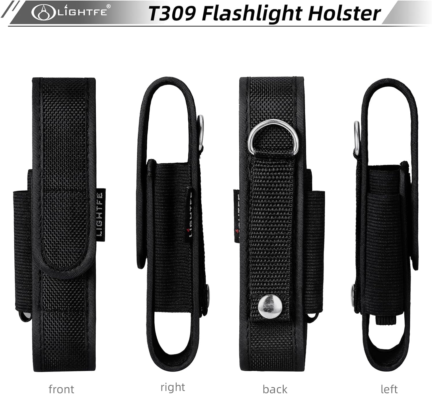 TRAHOO-Flashlight Holster Tactical Flashlight Holster Flashlight Holder ...