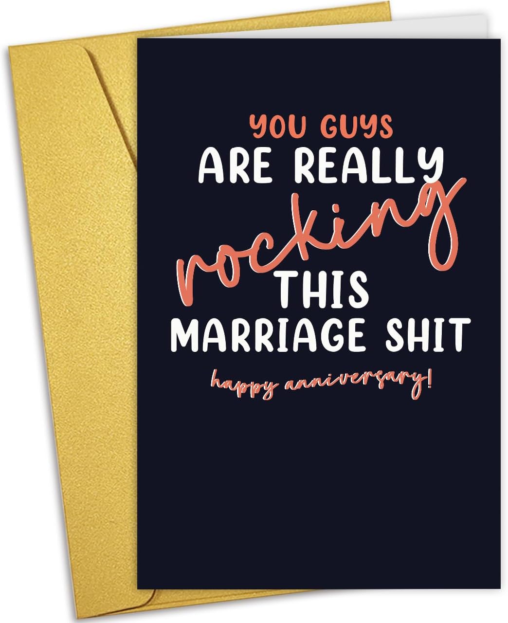 TRAHOO-Funny Anniversary Card for Couple, Hilarious One Year ...
