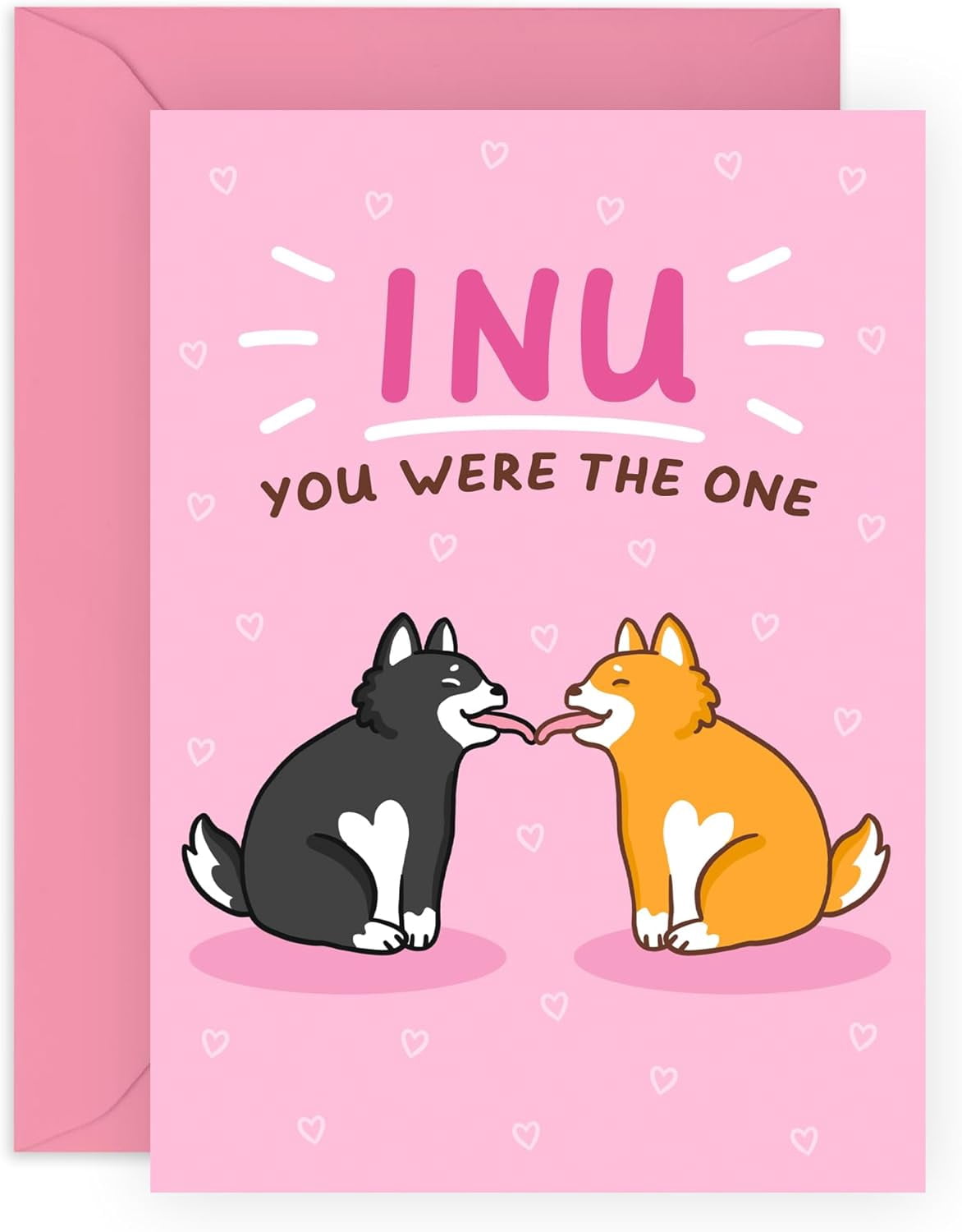 TRAHOO-Funny Shiba Inu Card - Inu You Were The One - Cheeky Anniversary ...