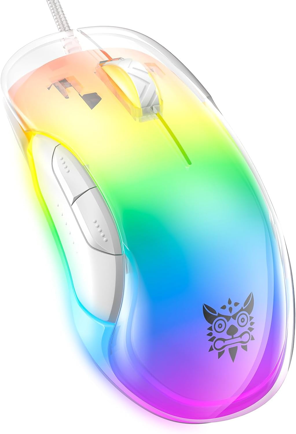 TRAHOO-Gaming Mouse, Wired Gaming Mouse 12,800 DPI Sensor, 8 Buttons ...