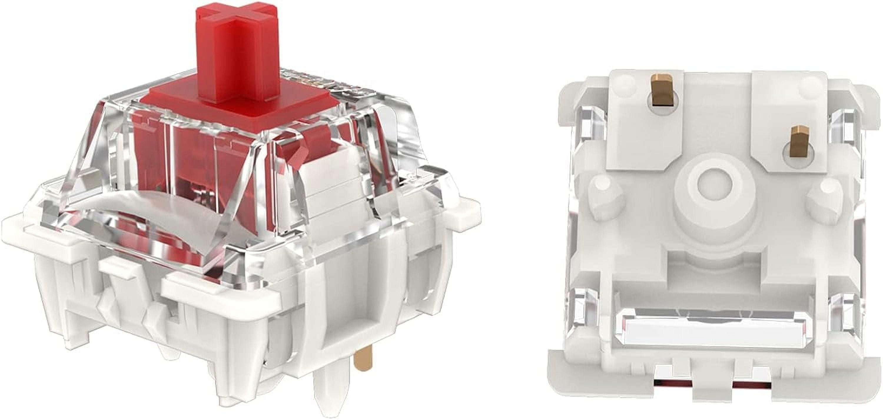 TRAHOO-Gateron G Pro 3.0 Red Switches 5-Pin 45gf Linear Pre-lubed ...