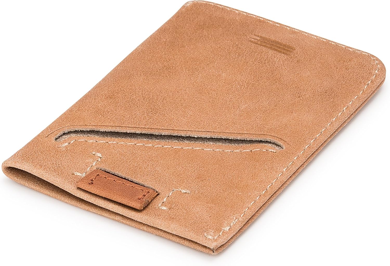 TRAHOO-Genuine Leather Card Sleeve Wallet for Men, With Pull Tab for ...