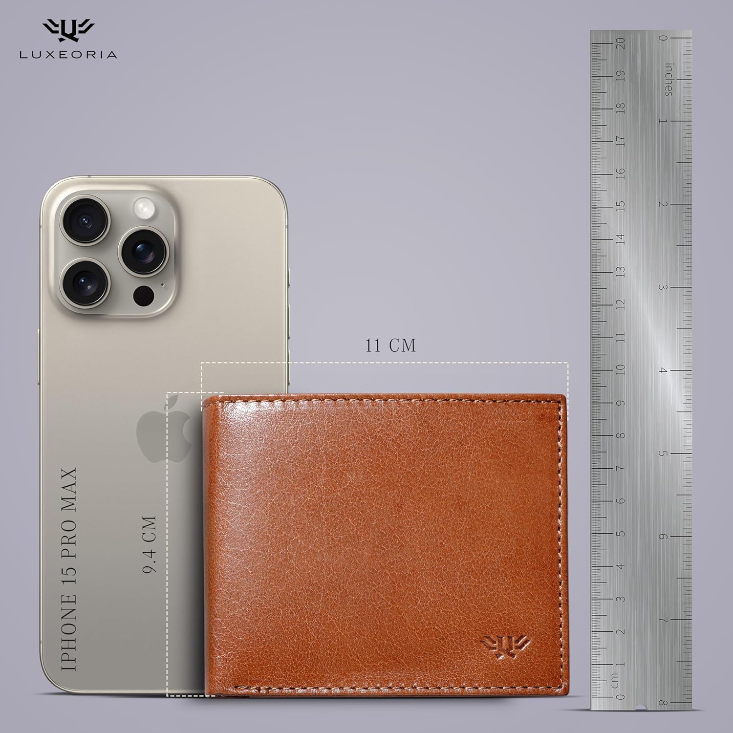 TRAHOO-Genuine Leather Wallet for Men, Handcrafted Travel Wallet ...