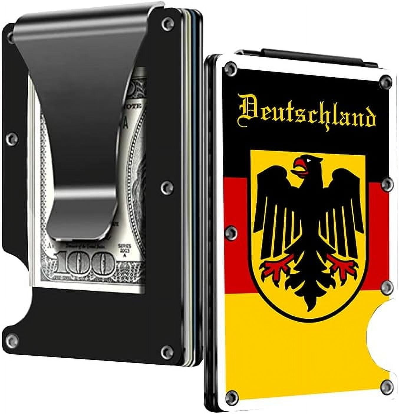 TRAHOO-Germany coast of Arms Flag Stainless Steel Money Clip Wallet ...
