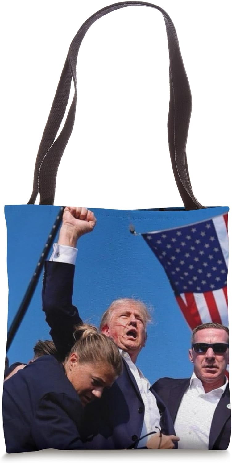 TRAHOO-God bless President Trump, Donald Trump 2024 Tote Bag - Walmart.com