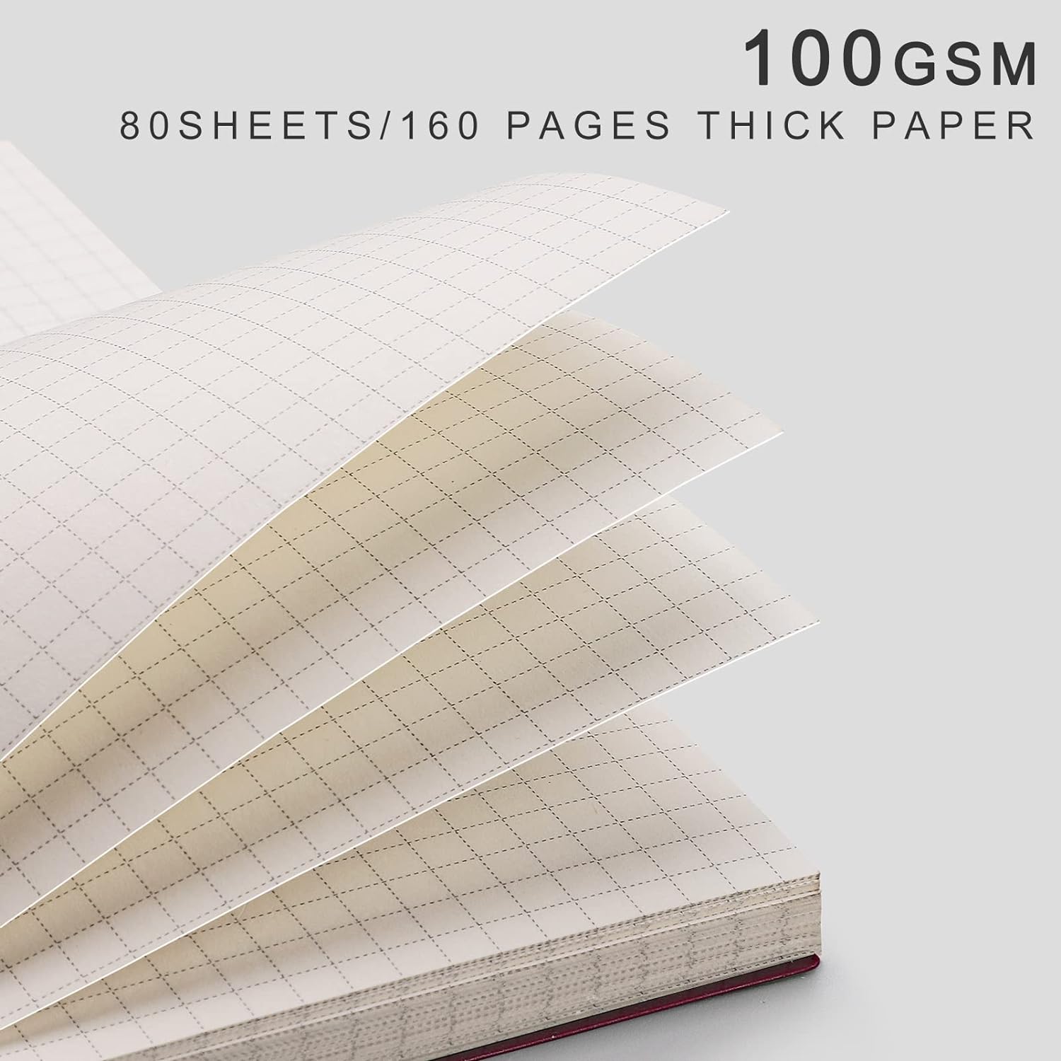 TRAHOO-Graph Paper Spiral Notebook 7.48" x 10.15", 2 Pack 320 Pages B5 ...