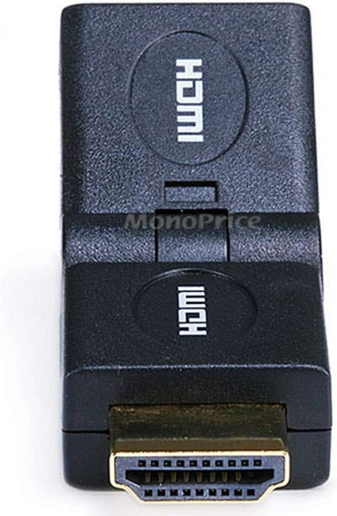 TRAHOO-HDMI Port Saver Adapter - Male to Female, Swiveling, Up to 90 ...