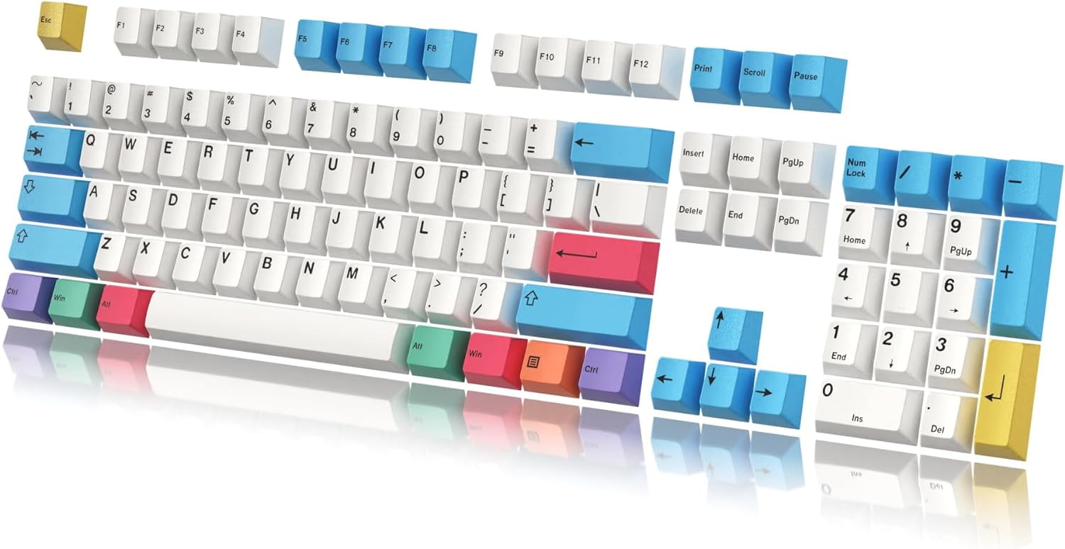 TRAHOO-HK GAMING Custom Keycaps | Dye Sublimation PBT Keycap Set for ...