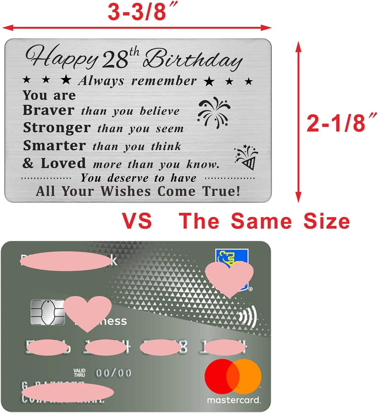 TRAHOO-Happy 28th Birthday Card, 28 Year Old Birthday Gifts for Men ...