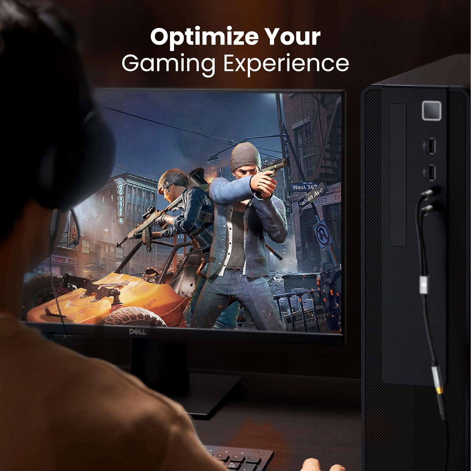 TRAHOO-Headphone Splitter for Computer 3.5mm Female to 2 Dual 3.5mm ...