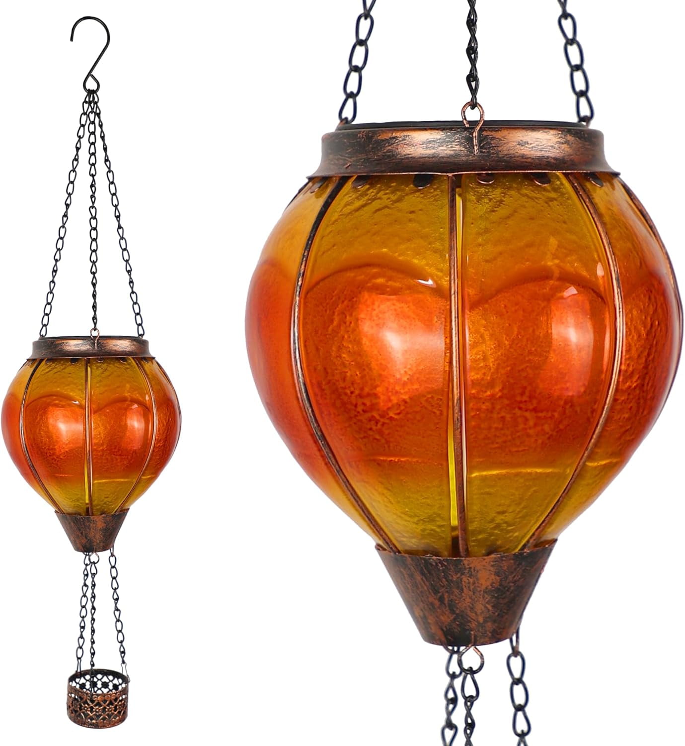 TRAHOO-Hot Air Balloon Solar Lantern - Solar Hot Air Balloon Lamp ...