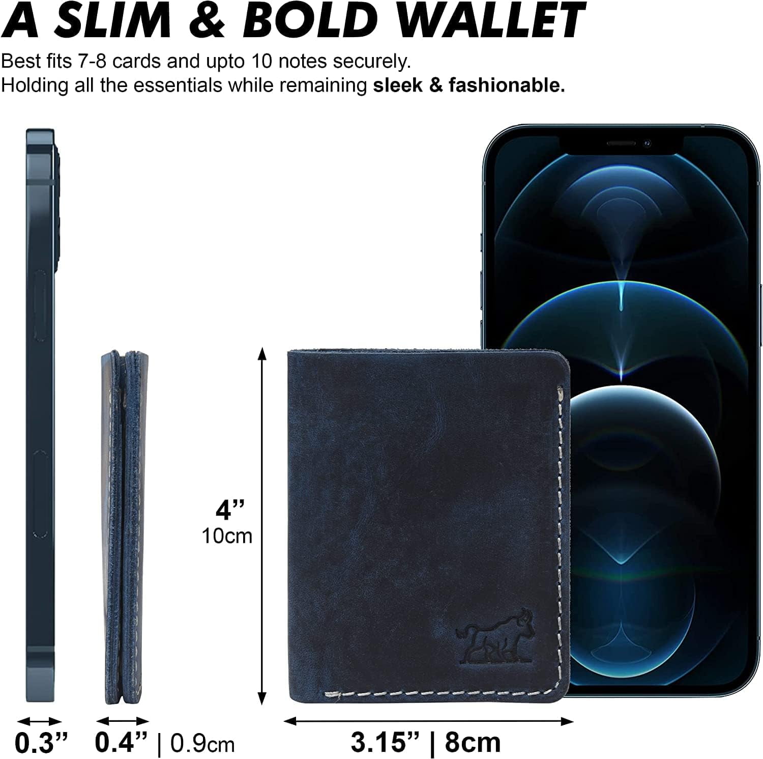 TRAHOO-Hunter Slim Wallet | Minimalist Wallet & Small Wallet for Men ...
