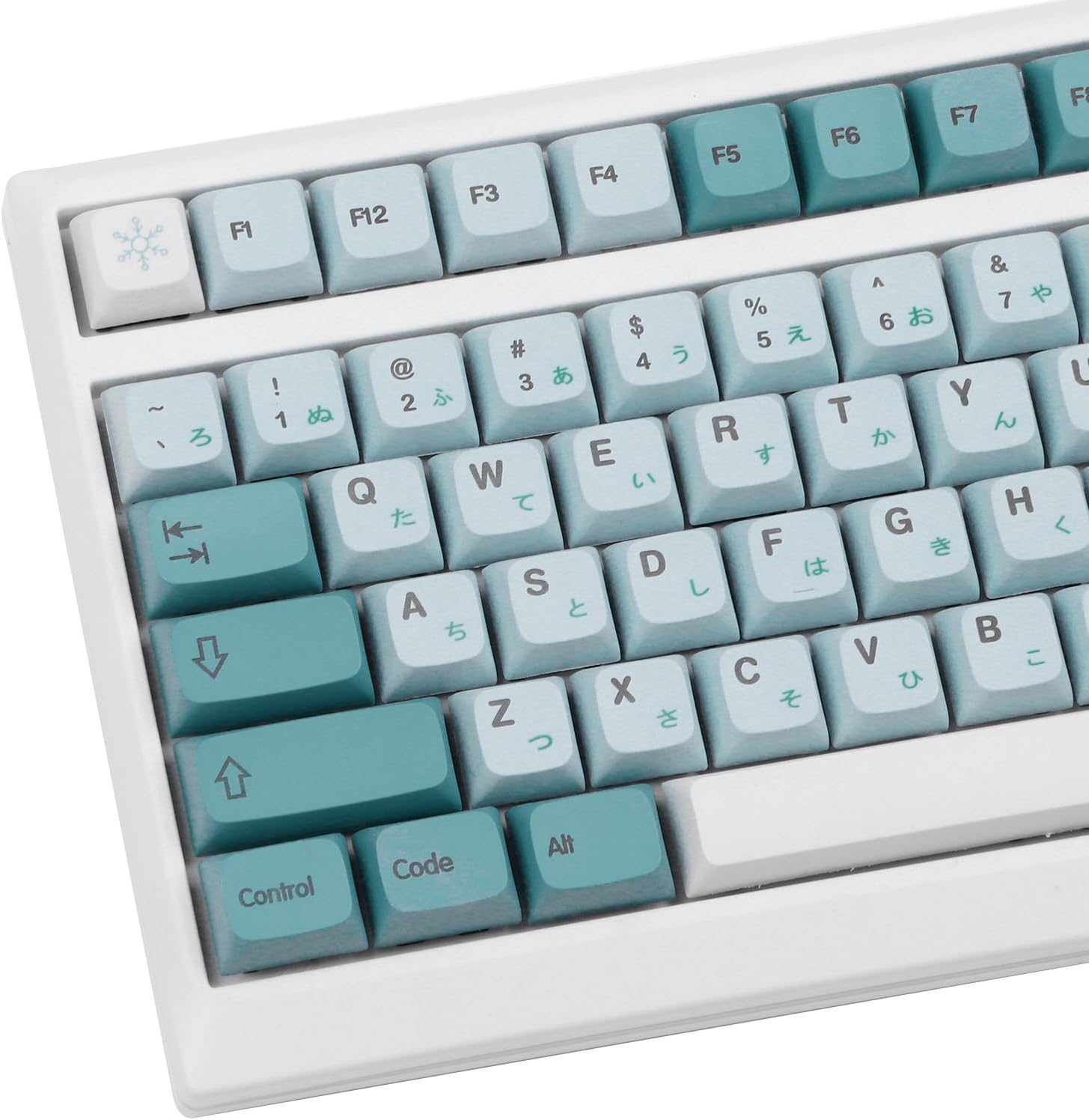 TRAHOO-Iceberg 126 Keys PBT XDA Profile Keycaps Set with Japanese ...