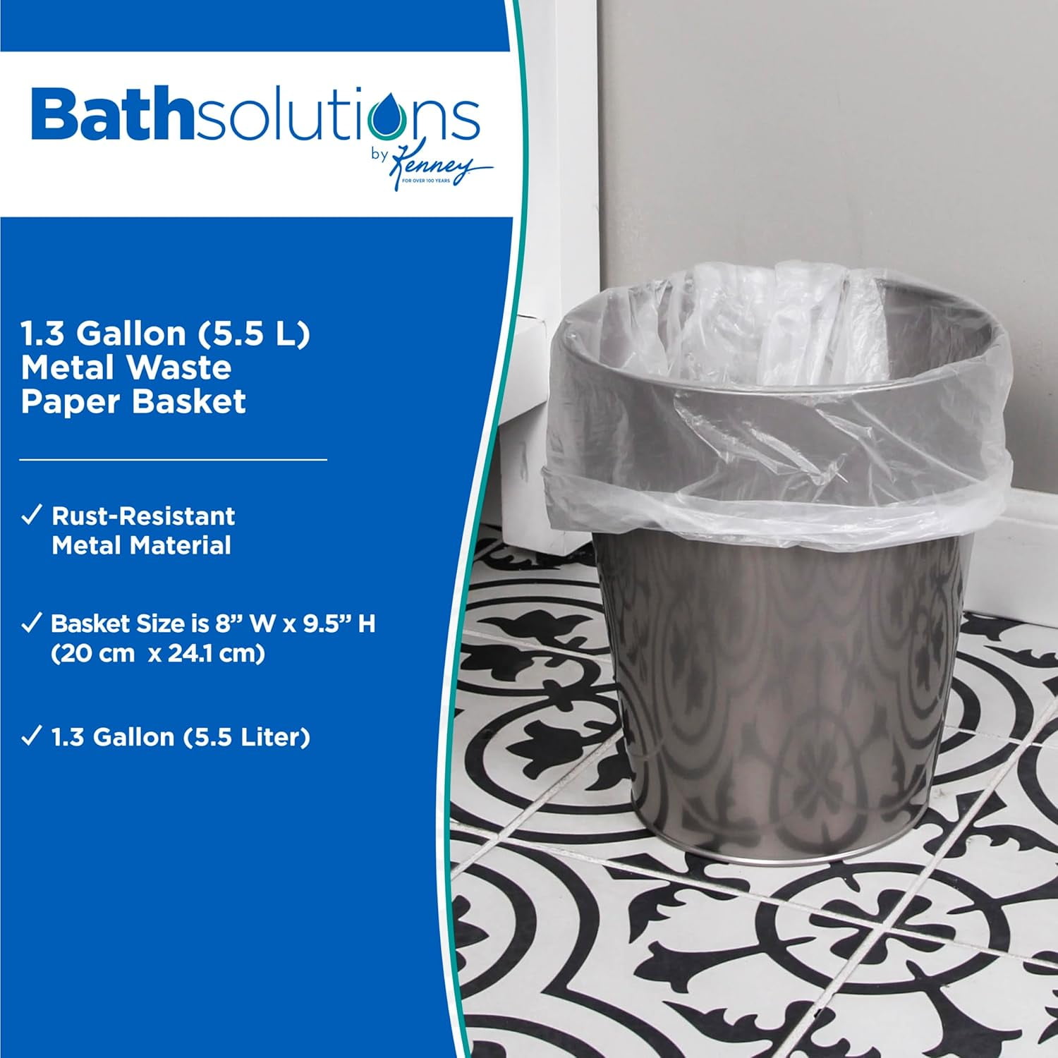 TRAHOO-KN80003 Storage Made Simple 1.3 Gallon (5.5 Liter) Small Open ...