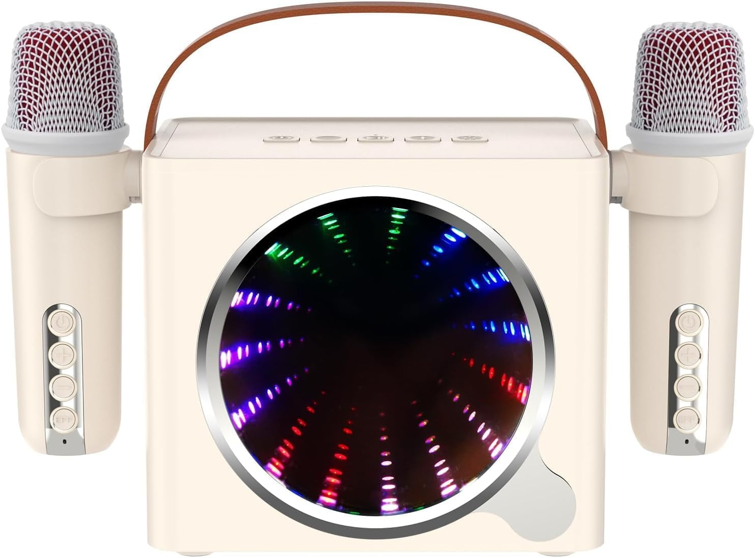 TRAHOO-Karaoke Machine for Adults & Kids, Portable Bluetooth Mini Karaoke Speaker with 2 ...