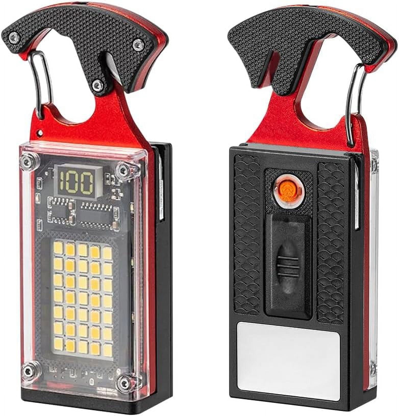 TRAHOO-LED Multitool Small Flashlight, Keychain Light, COB Multi ...