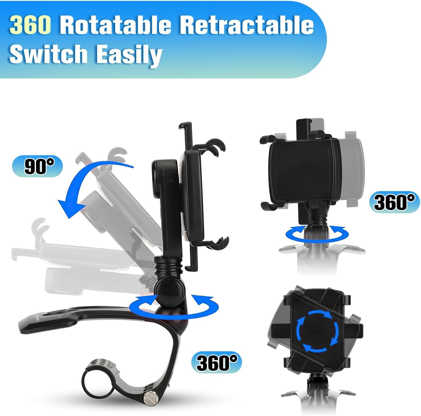 TRAHOO-Lifegiverwise Phone Holder,Multifunctional Car Dashboard Mobile ...