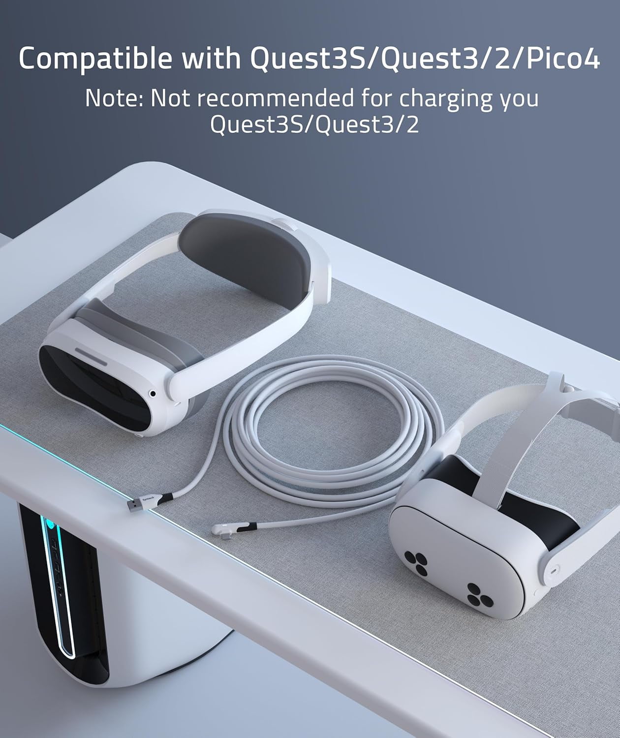 TRAHOO-Link Cable 20FT Compatible with Meta/Oculus Quest 3/Quest 3S ...