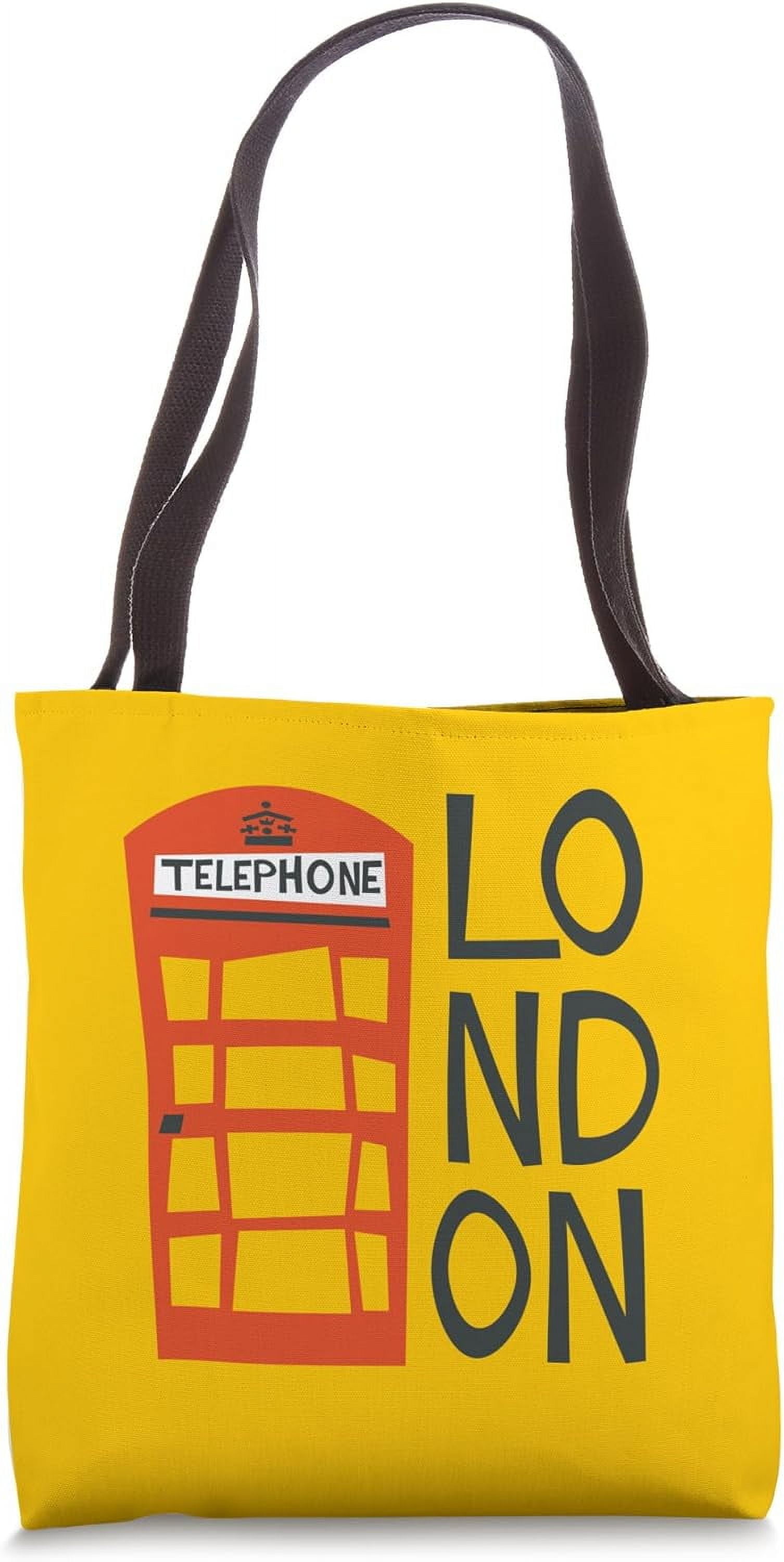 TRAHOO-London Red Phone Booth Tote Bag - Walmart.com