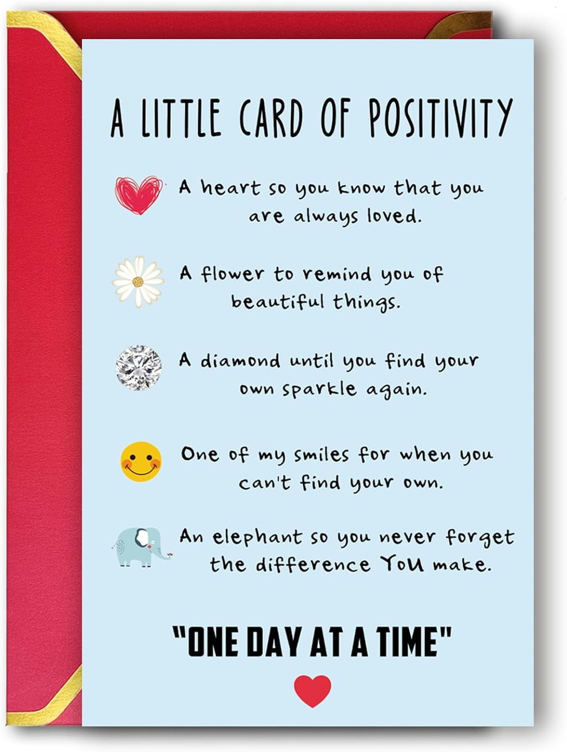 TRAHOO-Lovely Positivity Inspirational Card Gifts for Best Friends ...