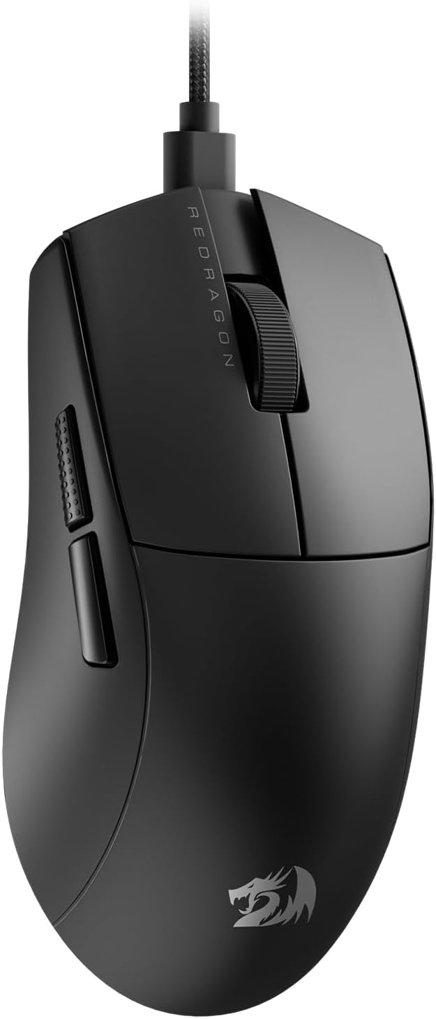 TRAHOO-M724 Wired Gaming Mouse, 42G Ultra-Light 12,400 Max DPI Optical ...