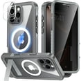 TRAHOO-Magnetic & Stand for iPhone 16 Pro Max Case Built-in Privacy ...