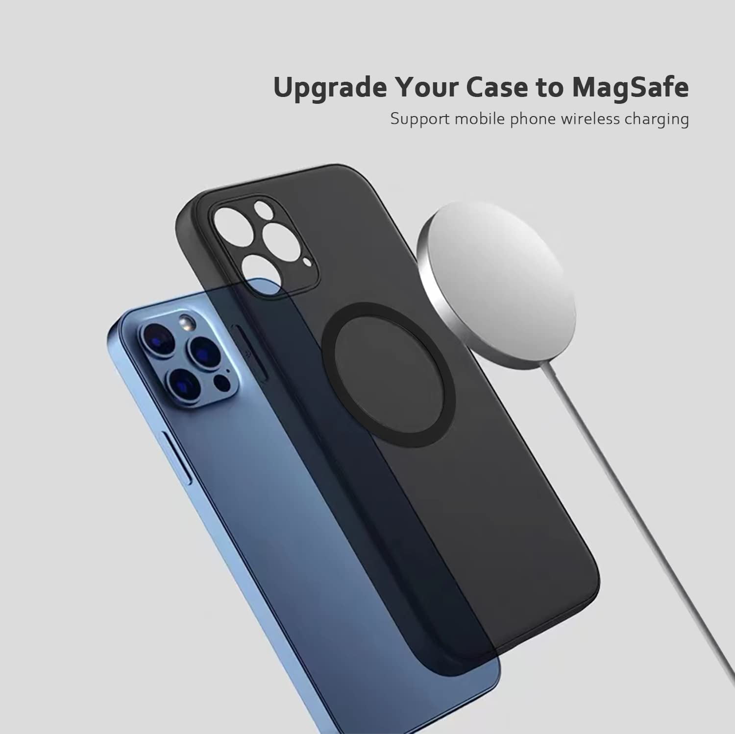 TRAHOO-Magnetic Wireless Charger Universal Metal Rings - 6pcs,for ...