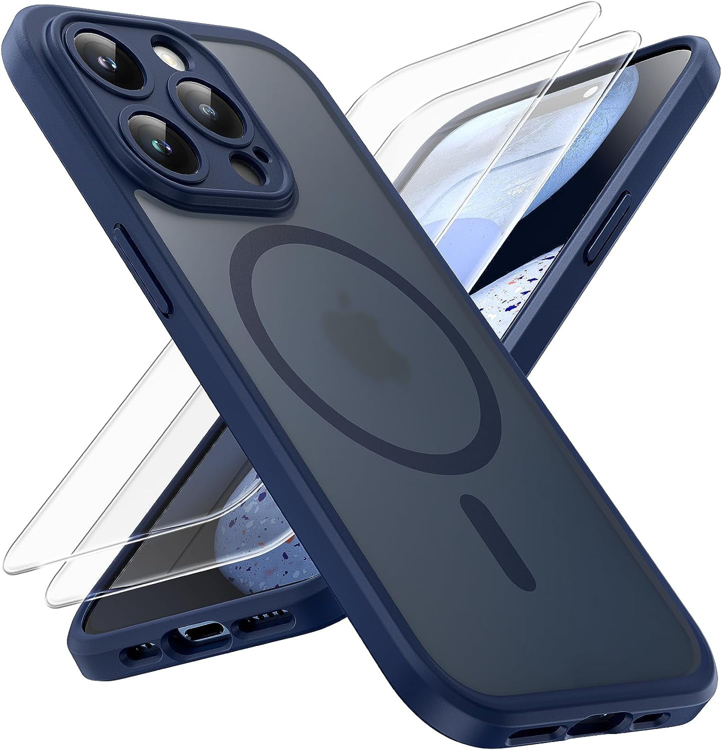 TRAHOO-Magnetic for iPhone 15 Pro Max Case, Upgraded Full Camera ...