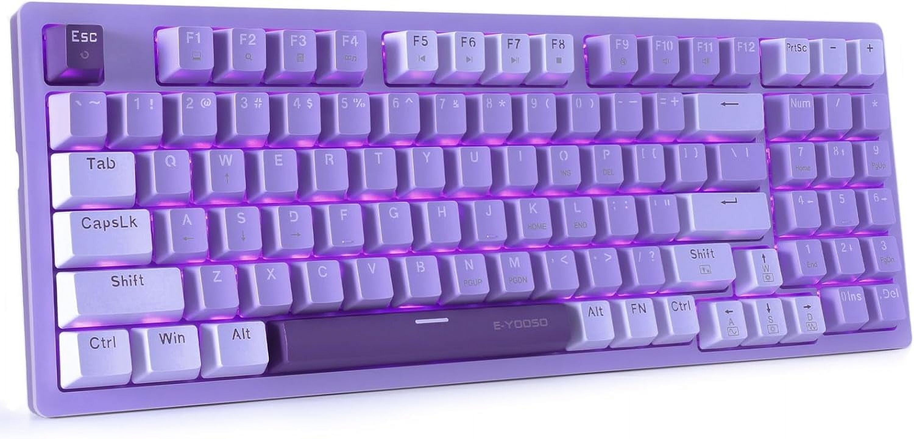 TRAHOO-Mechanical Gaming Keyboard USB Wired Compact with Number Pad ...