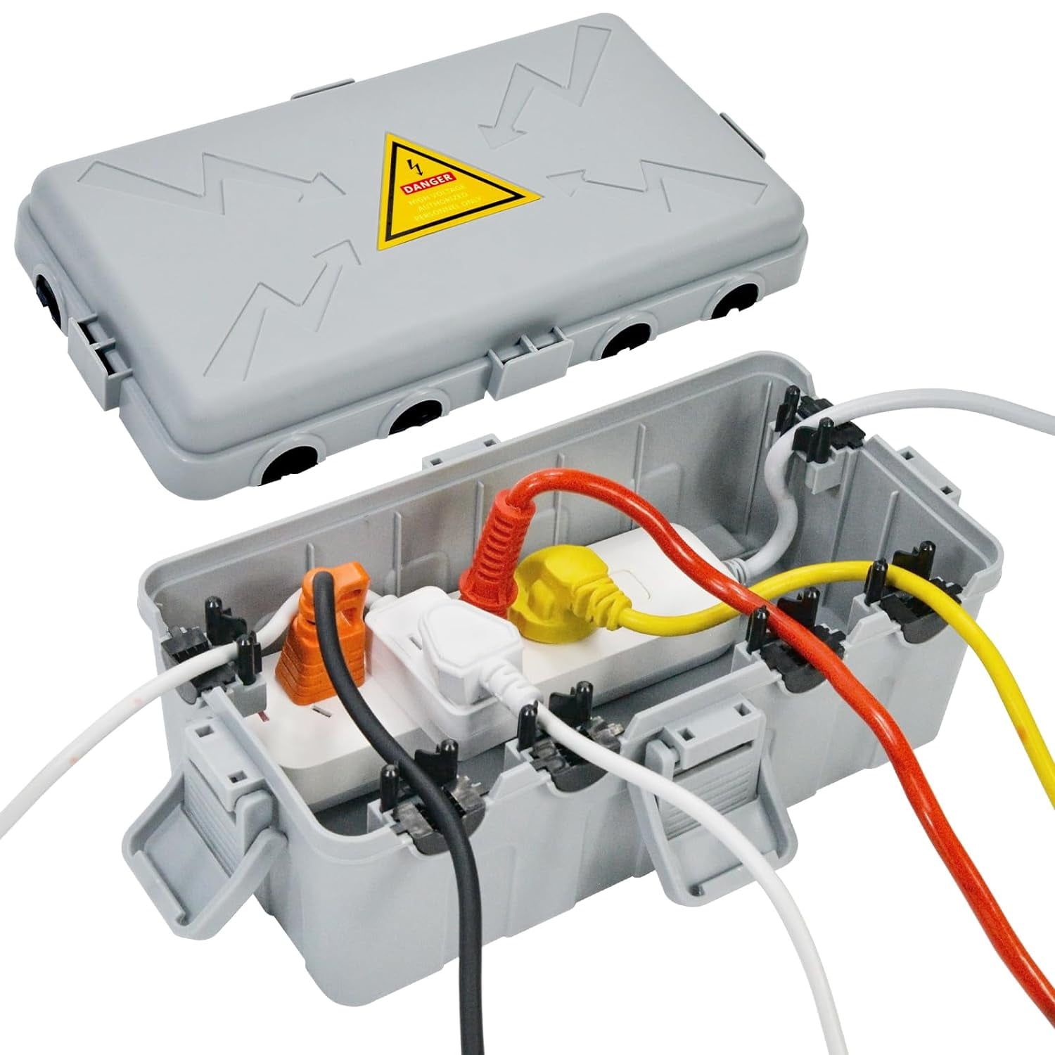 TRAHOO-Medium Outdoor Electrical Box(10.6x5.7x5inch),Weatherproof ...