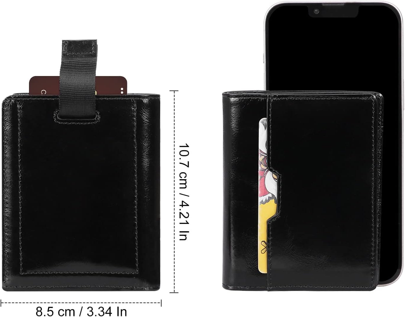 TRAHOO-Mens Wallet RFID Blocking Genuine Leather Bifold Wallets for Men ...