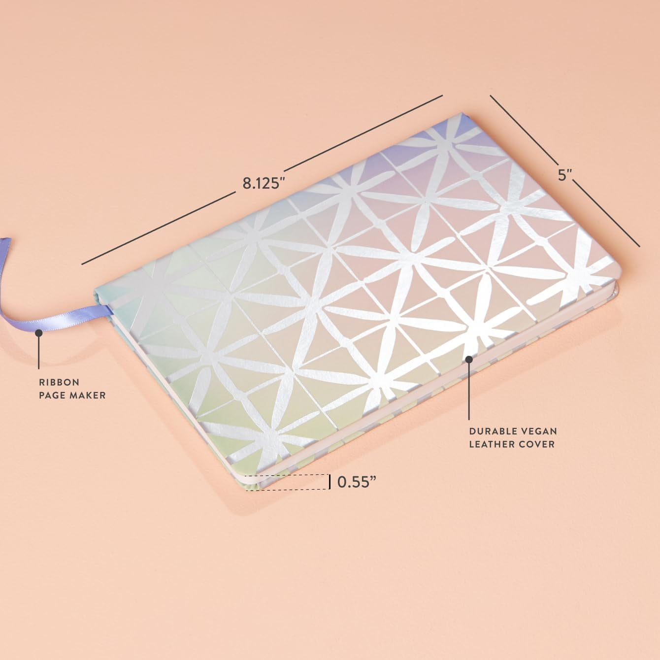 TRAHOO-Metallic Softbound Productivity Notebook - 124 pages, 80 lb ...