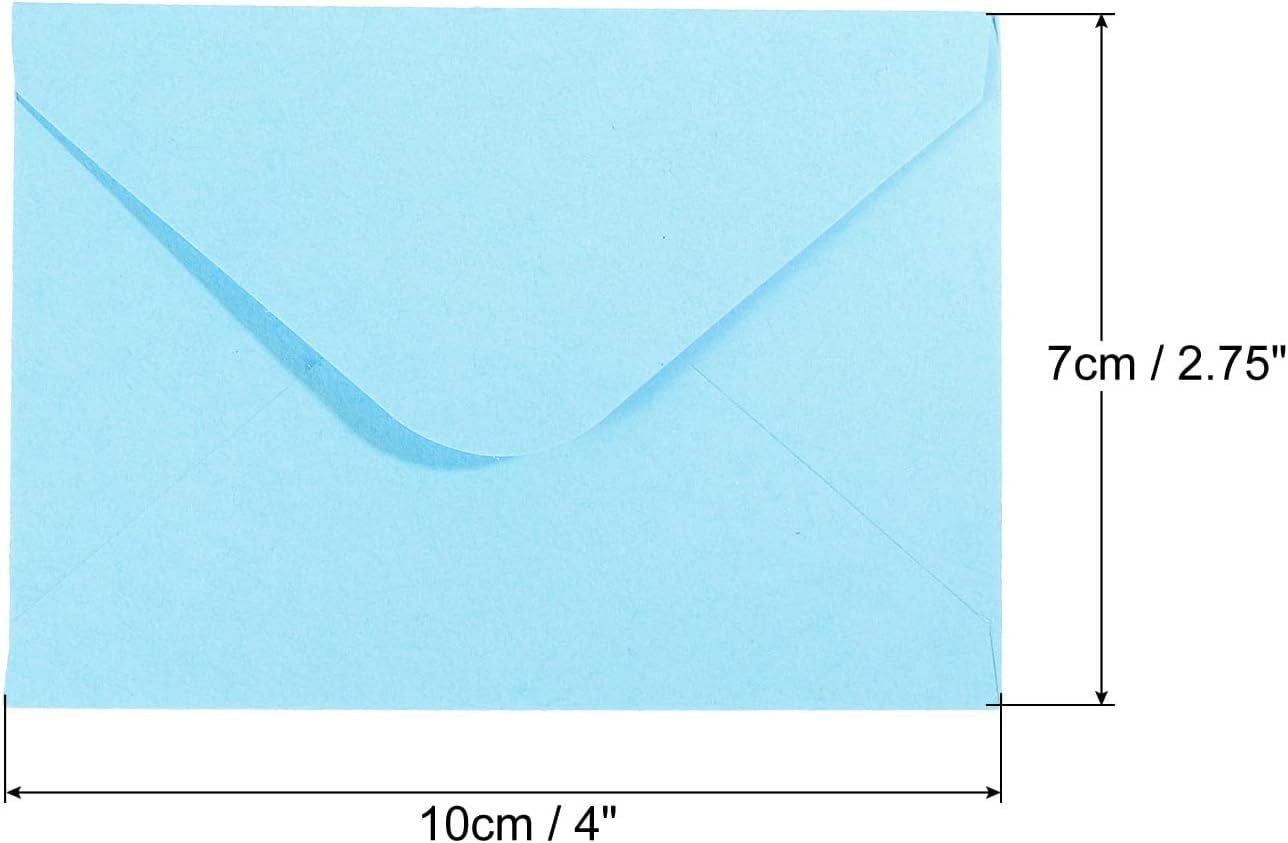 TRAHOO-Mini Envelopes, 100 Pack Mini Gift Card Business Card Envelope ...