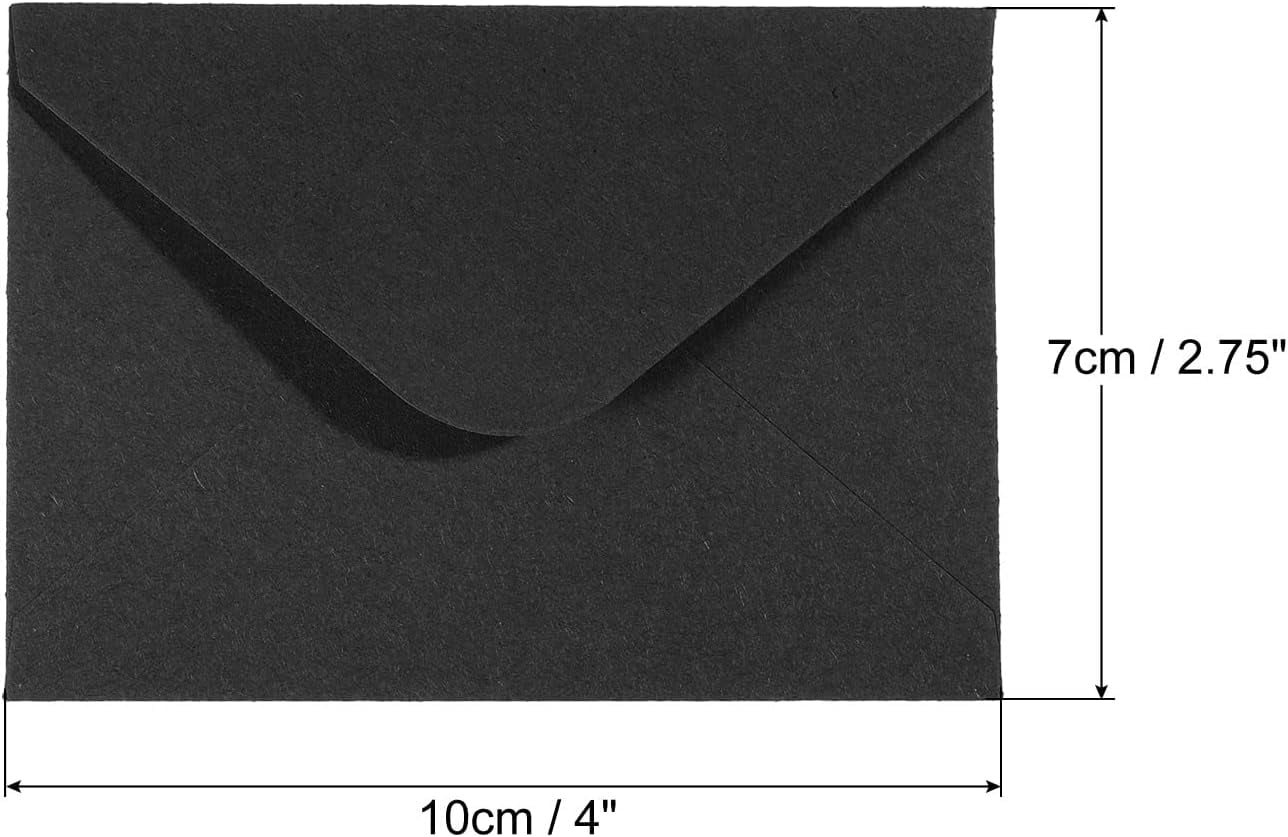 TRAHOO-Mini Envelopes, 50 Pack Mini Gift Card Business Card Envelope ...