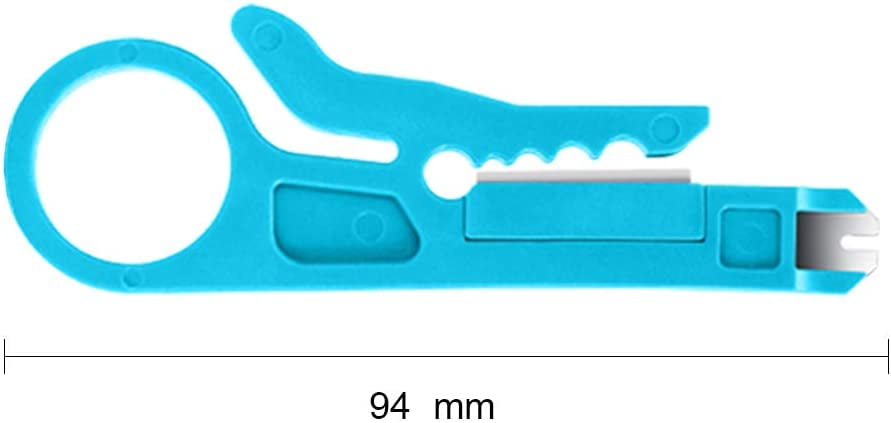 TRAHOO-Mini Wire Stripper, 6 Pcs Network Wire Stripper Punch Down Cutter for Network Wire Cable ...